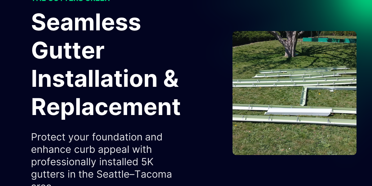 Seamless Gutter Installation Service | The Gutters Green